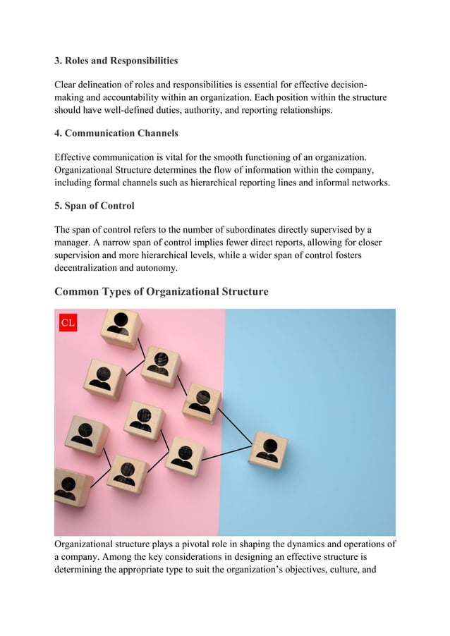 Understanding Organizational Structure: Key Elements and Best Practices ...