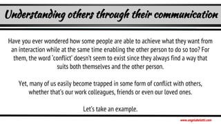Understanding others through their communication | PPT | Free Download