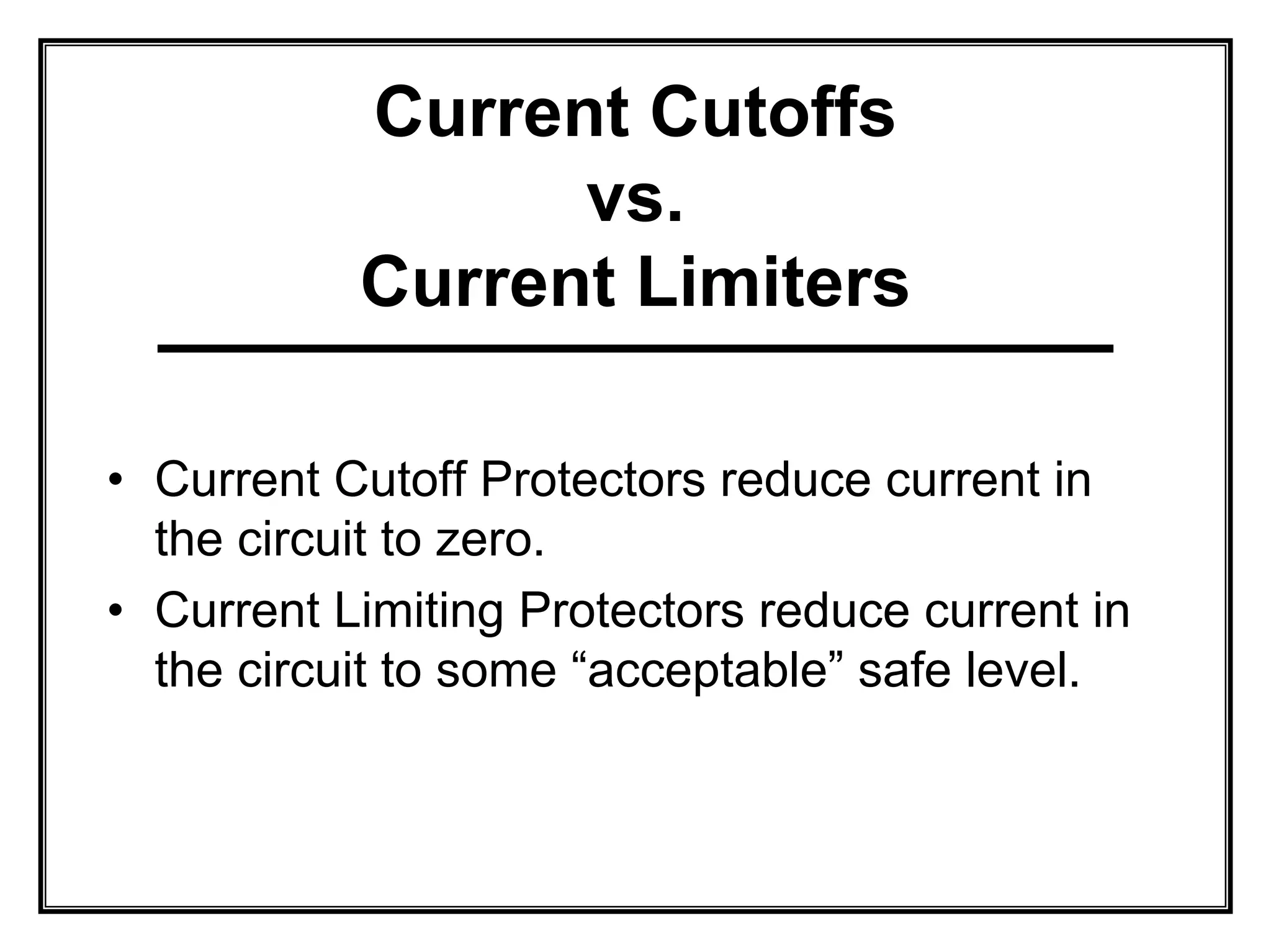 Understanding overcurrent protection | PDF