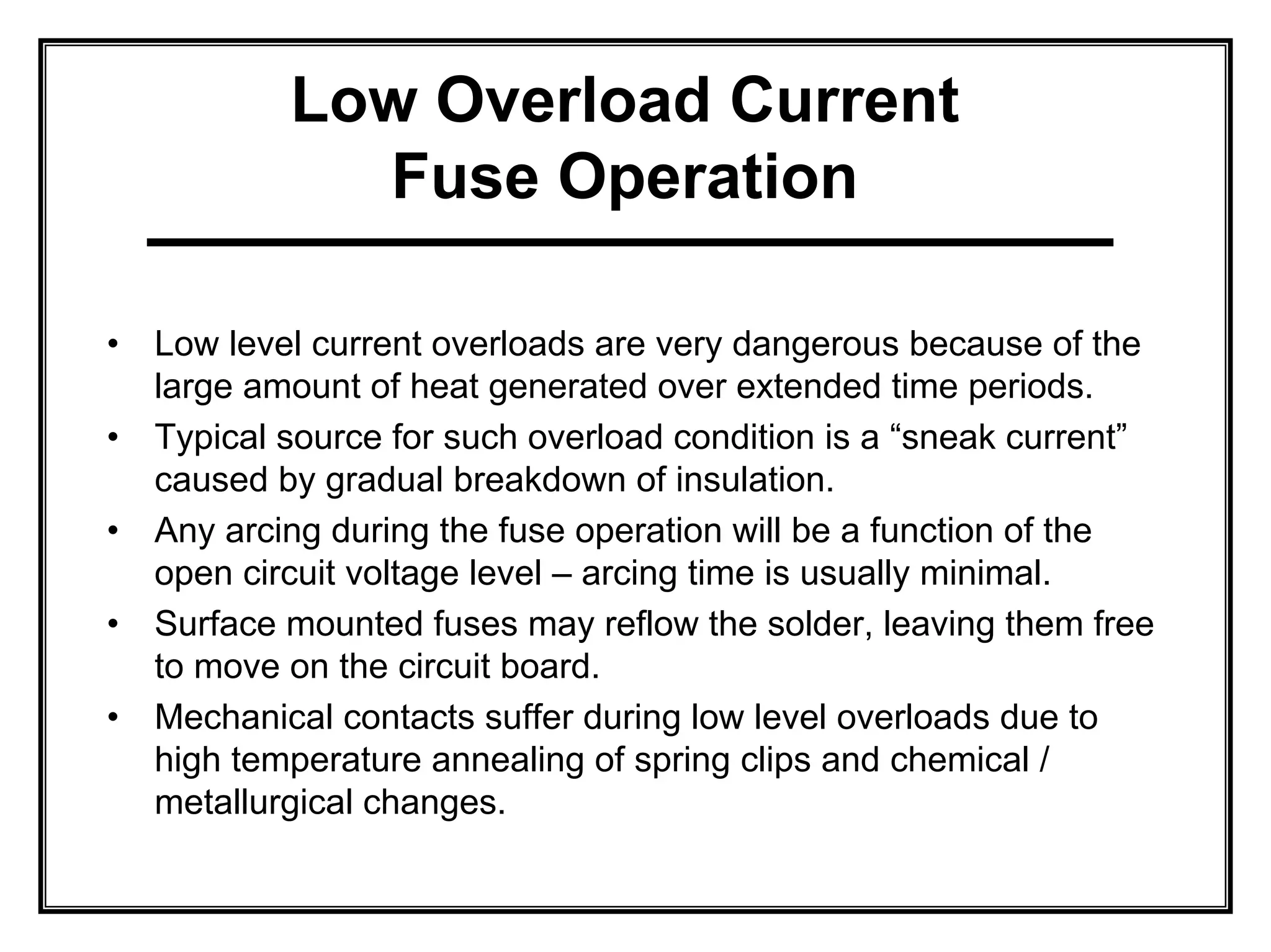Understanding overcurrent protection | PDF