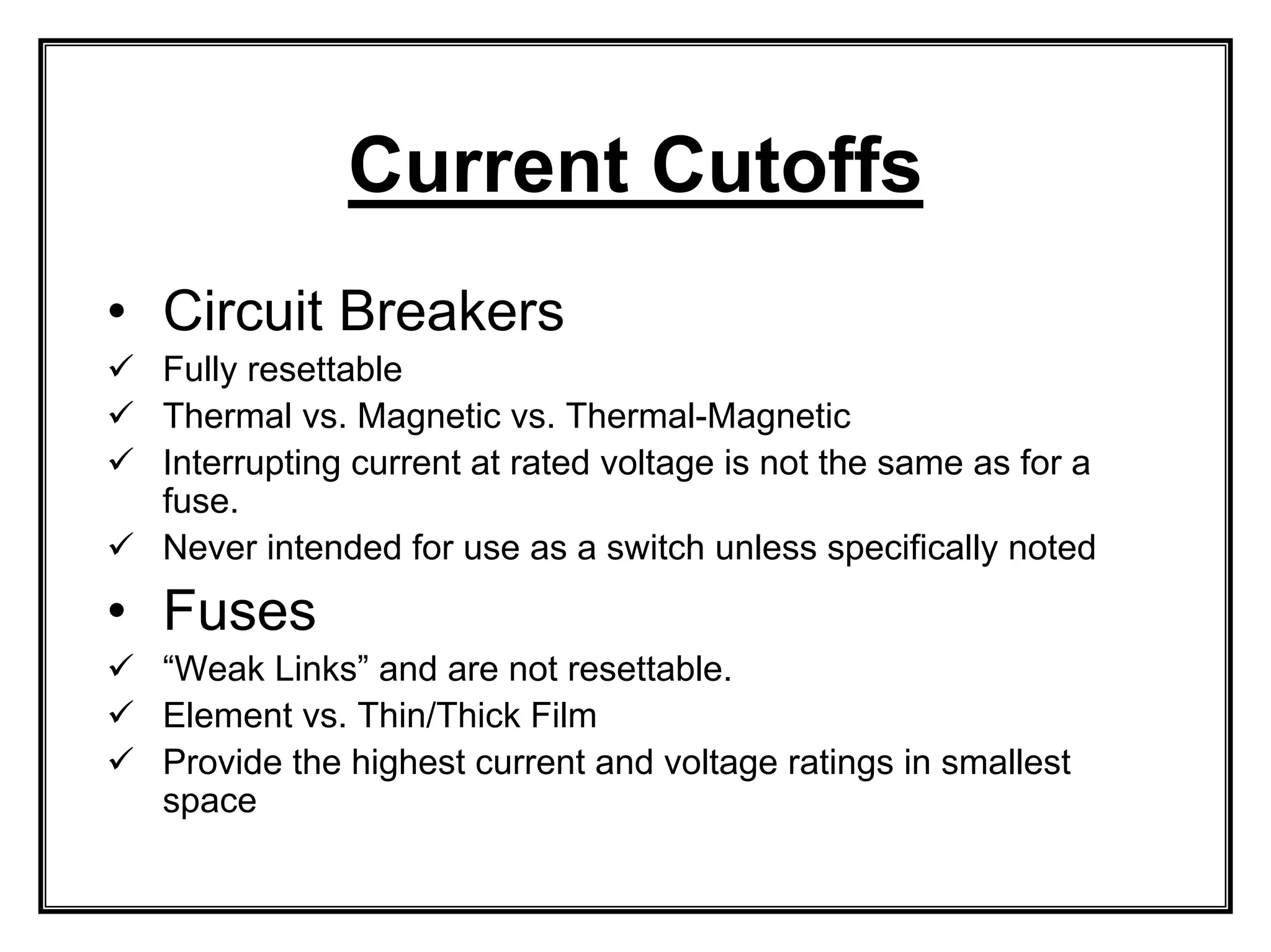 Understanding overcurrent protection | PDF