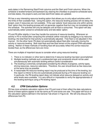 Understanding p6 dates | PDF