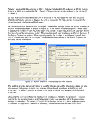 Understanding p6 dates | PDF