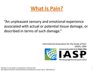 Understanding pain short | PPTX