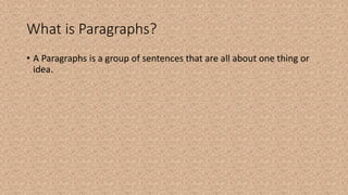 Understanding paragraphs | PPTX
