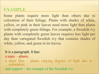 Understanding Paragraphs Part 1 | PPT
