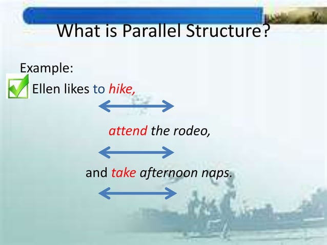 Understanding parallel structures | PPTX