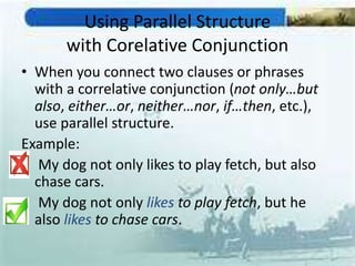 Understanding parallel structures | PPT