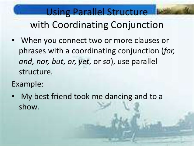 Understanding parallel structures
