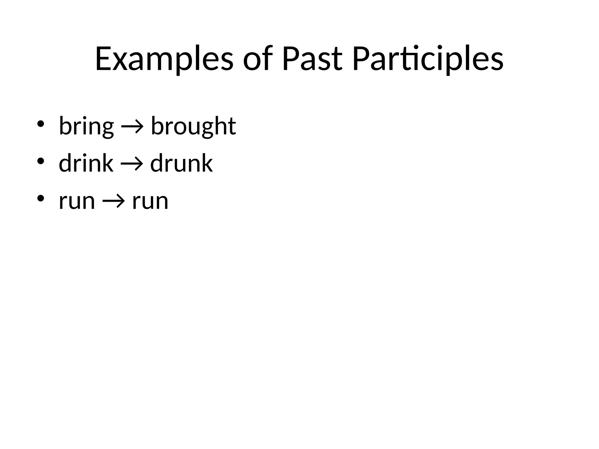 Understanding_Past_Participle powerpoint | PPTX