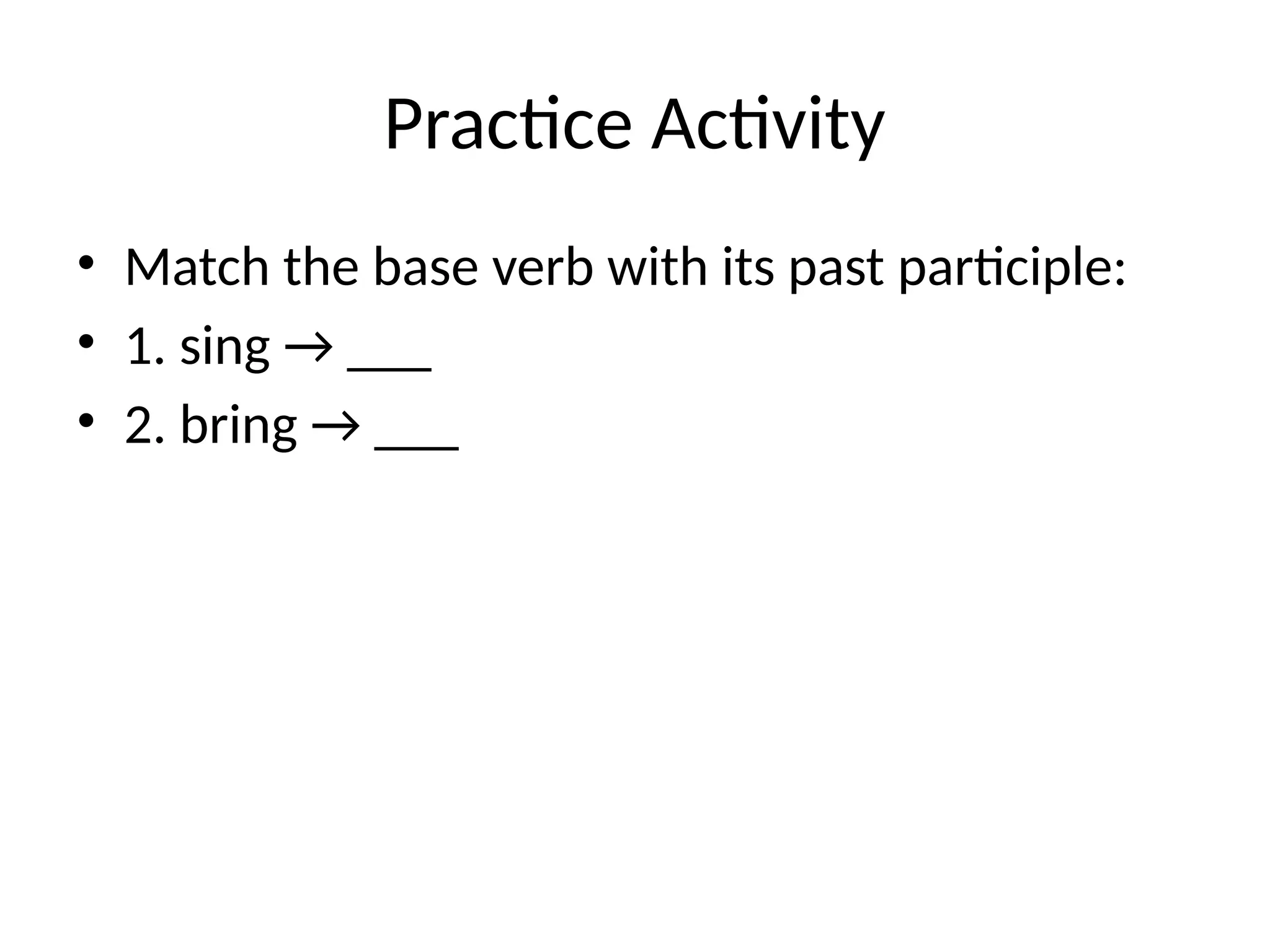 Understanding_Past_Participle powerpoint | PPTX