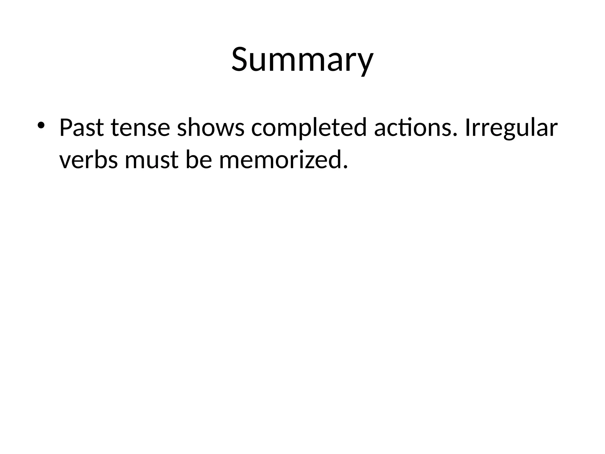 Understanding_Past_Tense powerpoint version 2 | PPTX