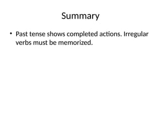 Understanding_Past_Tense powerpoint version 2 | PPTX