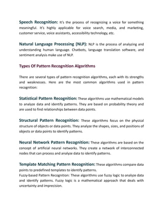 Understanding The Pattern Of Recognition | PDF