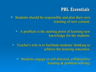 Understanding PBL by Dr Sopia Md Yassin | PPT | Educational Assessment ...