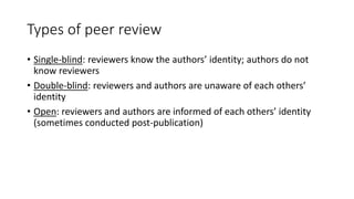 Understanding peer review | PPTX