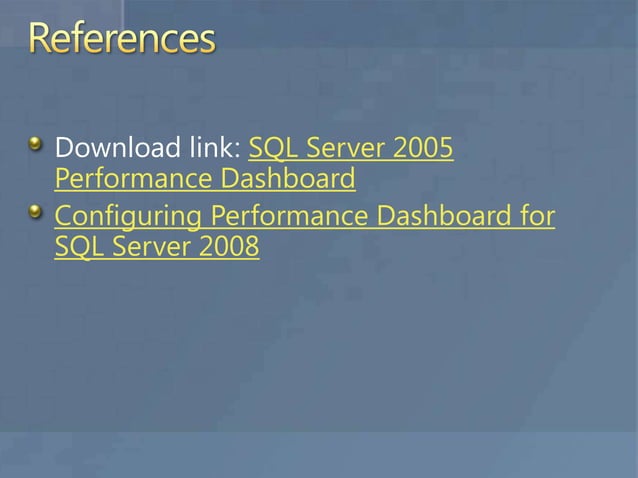 Understanding Performance Bottlenecks Using Performance Dashboard Ppt