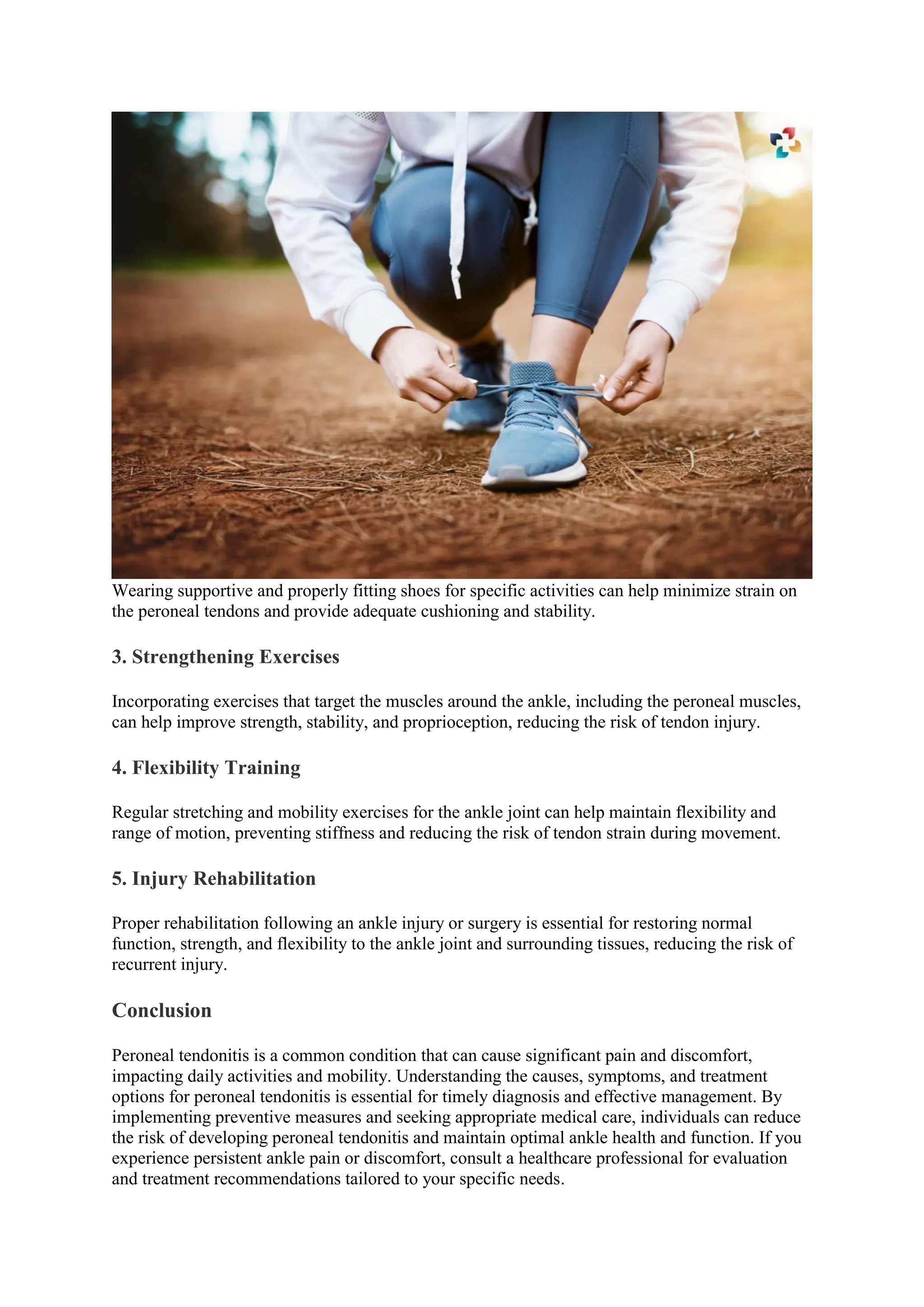 Peroneal Tendonitis: Causes, Symptoms, and Treatment Options | The ...