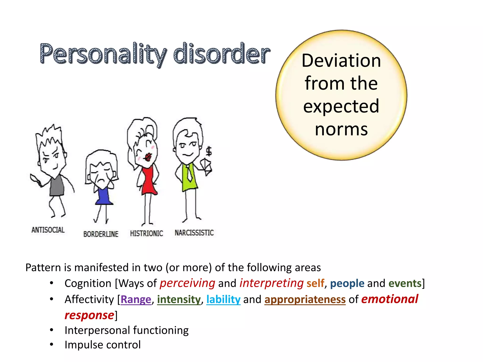 Understanding personality disorders | PPT