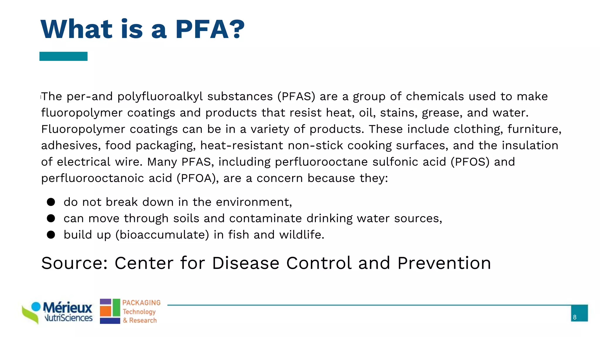 Understanding PFAS- Regulations, Sources, Chemistry, and Alternatives ...