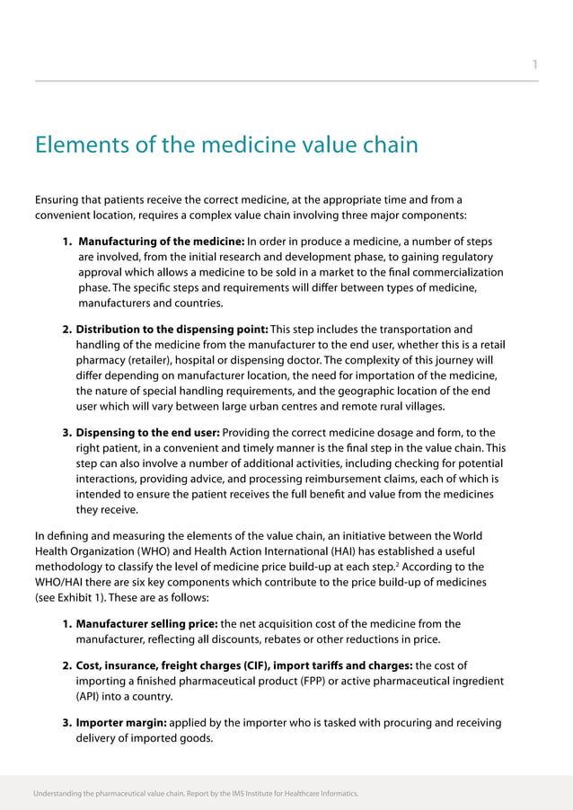Understanding pharmaceutical value_chain | PDF