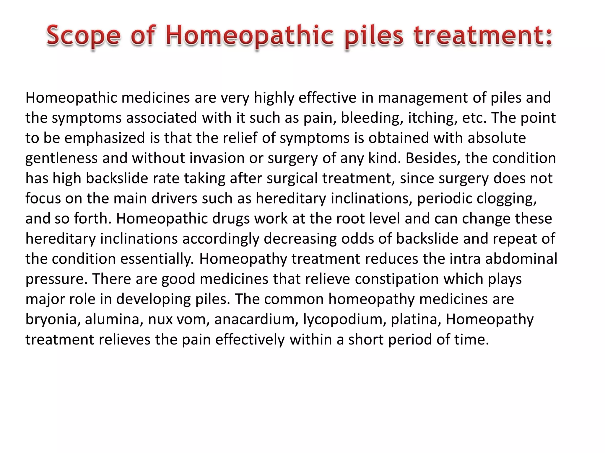 Understanding piles (or) hemorrhoids. | PDF