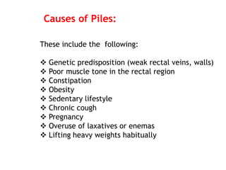 Understanding piles (or) hemorrhoids. | PDF