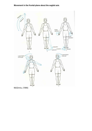 Understanding planes and axes of movement | PDF