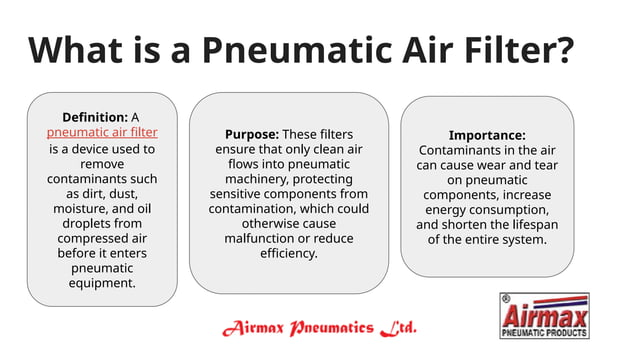 Understanding Pneumatic Air Filters: Types, Benefits, and Key Features ...