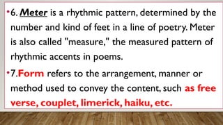 Understanding poetry Reinaissance.pptx2024 | PPTX | Poetry | Books and ...