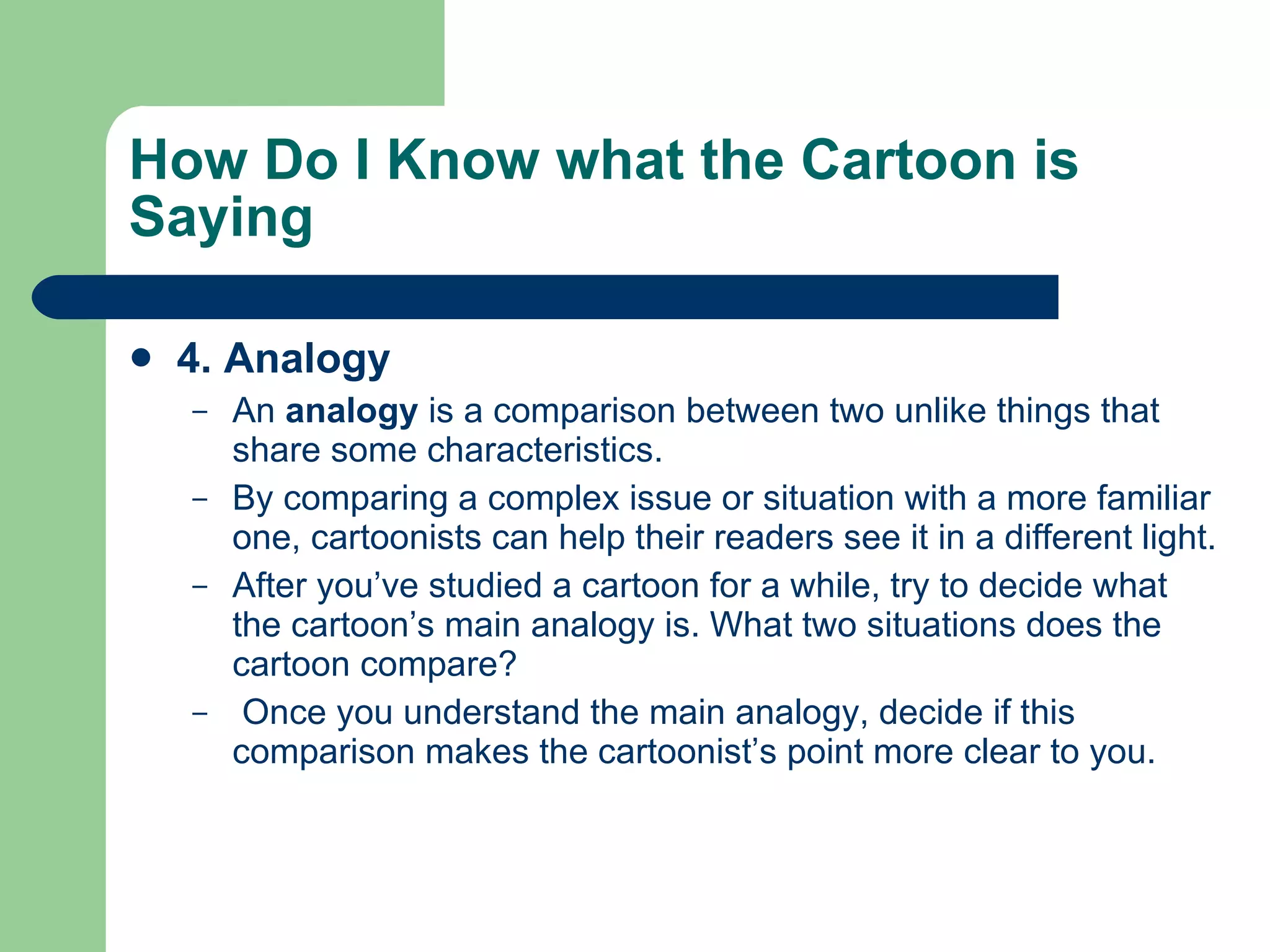 Understanding political cartoons | PPT