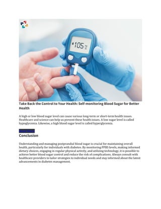 Postprandial Blood Sugar: Levels, Tests, and What They Mean | The ...