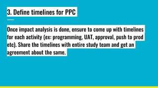 Understanding Post Production changes (PPC) in Clinical Data Management ...