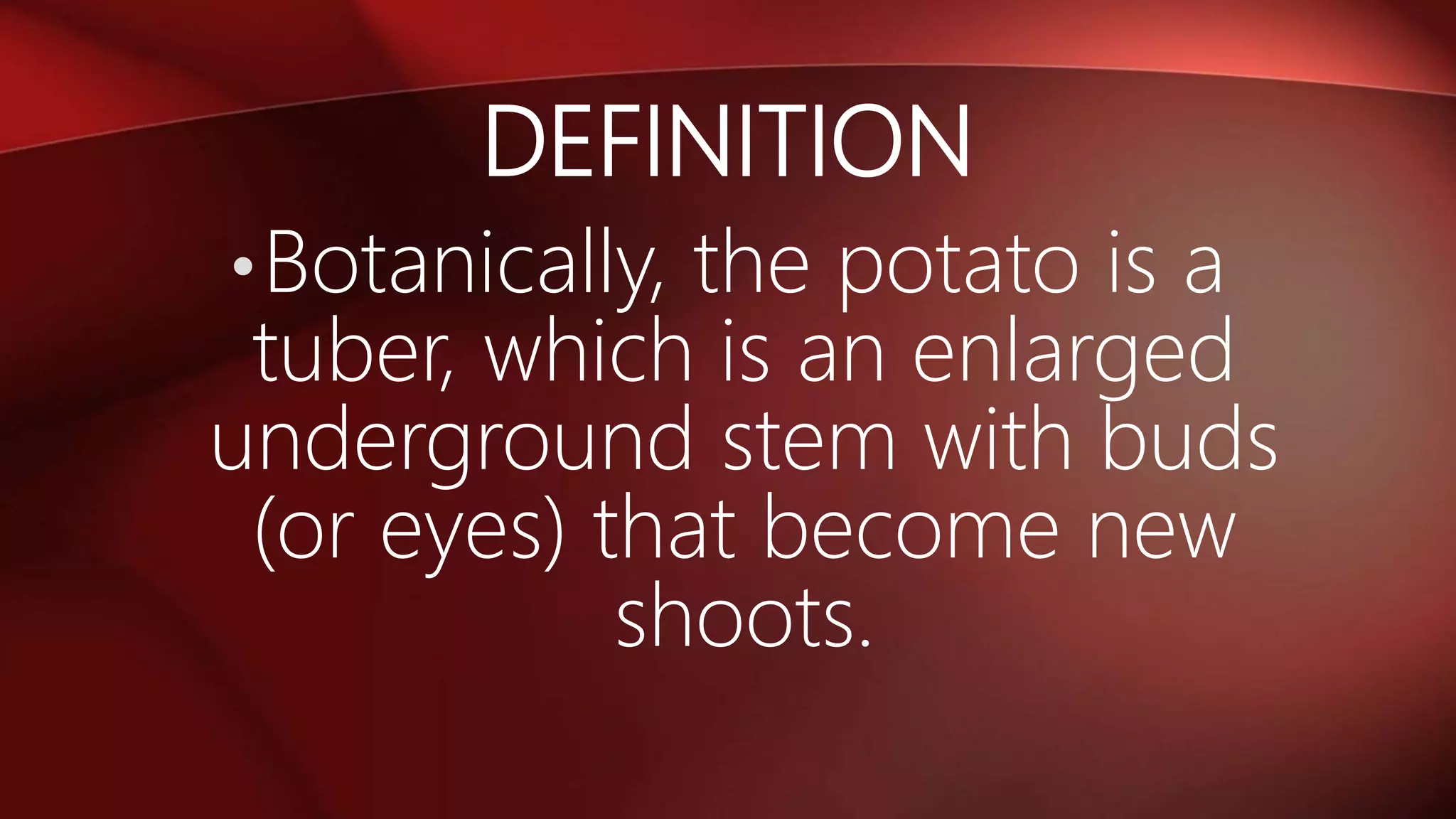 Understanding potatoes grade 10 | PPTX | Cooking | Food & Drink