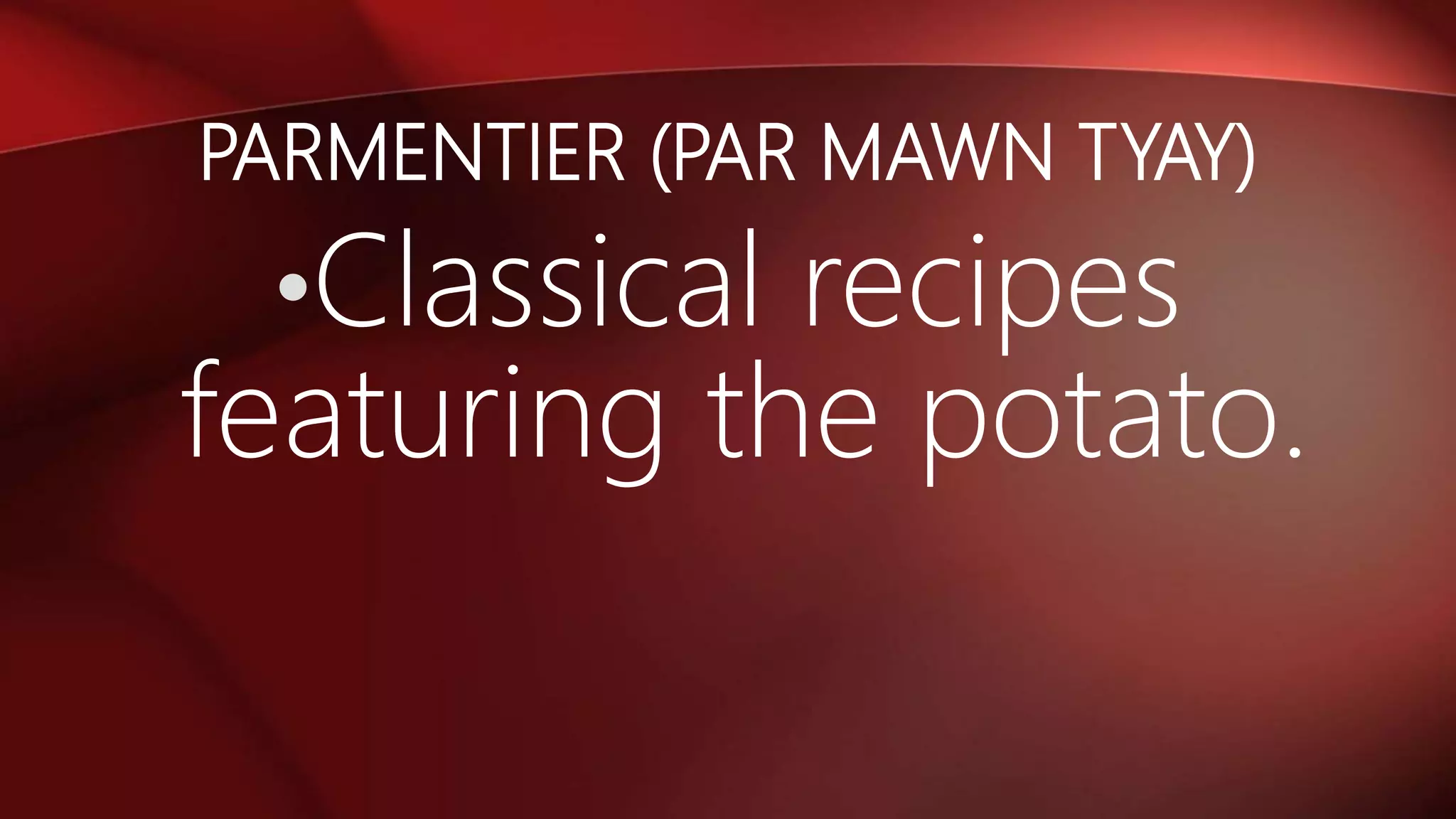 Understanding potatoes grade 10 | PPTX | Cooking | Food & Drink