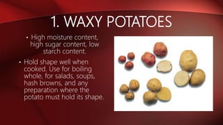Understanding potatoes grade 10 | PPTX | Cooking | Food & Drink