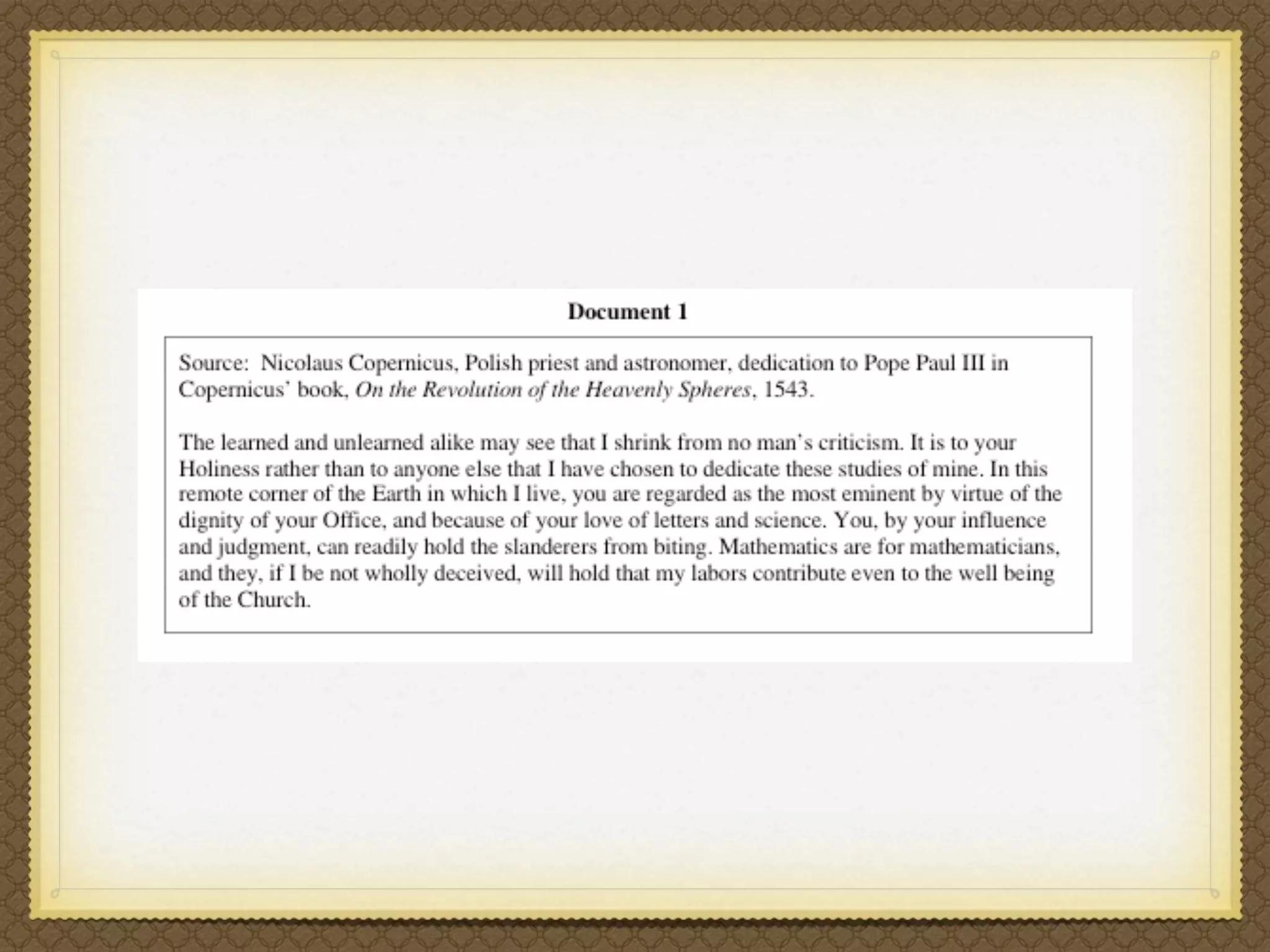 Understanding Pov Scientific Revolution Examples | PDF