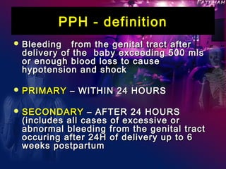 Understanding pph | PPT