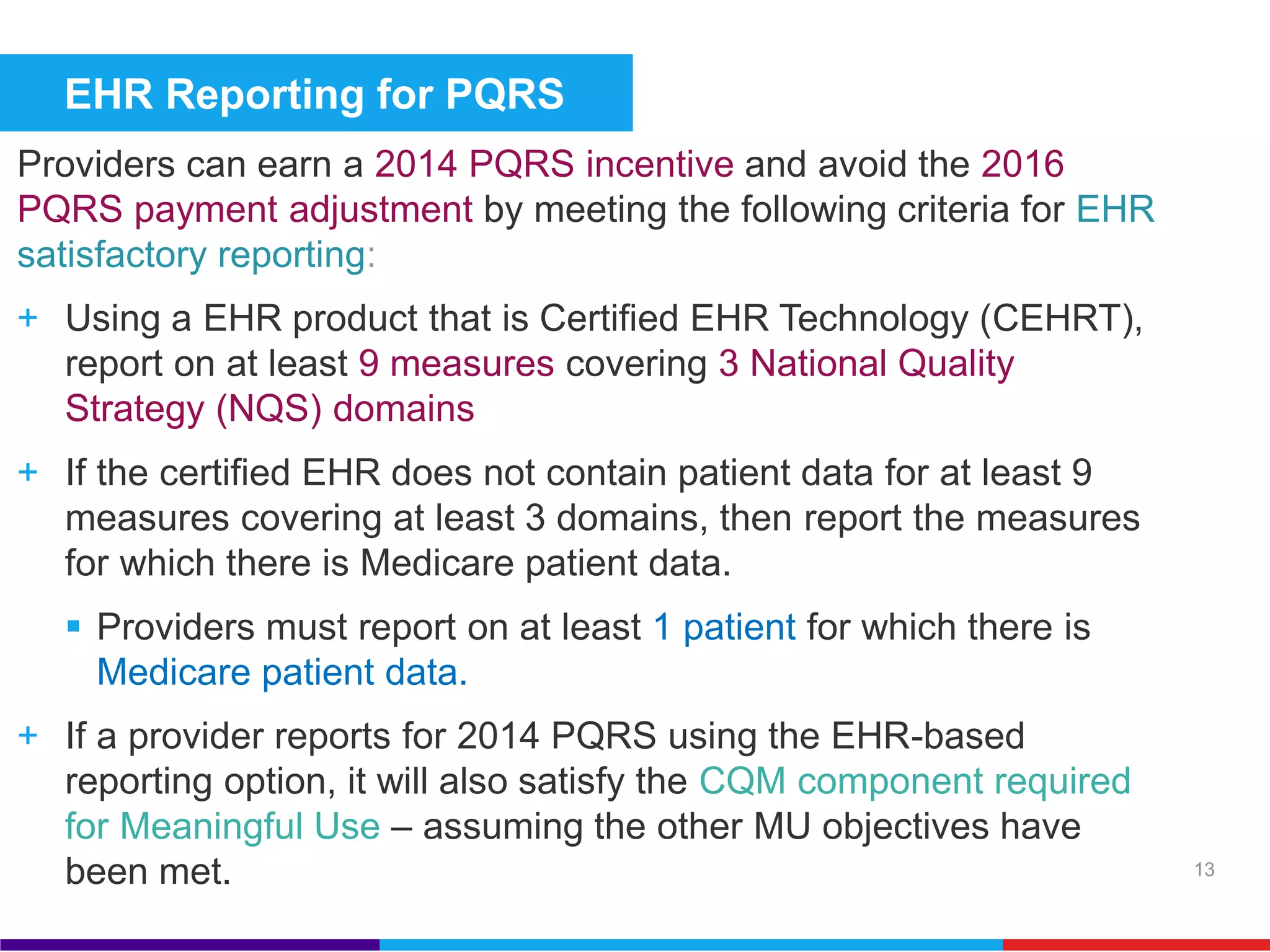 Understanding the Physician Quality Reporting System (PQRS ...