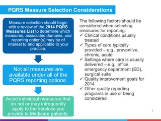 Understanding the Physician Quality Reporting System (PQRS ...