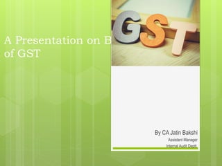 Understanding practical aspects of gst | PPTX