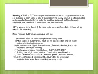 Understanding practical aspects of gst | PPTX