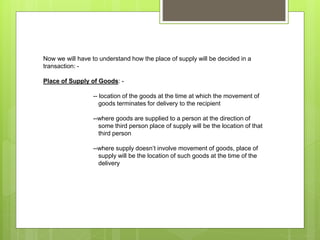 Understanding practical aspects of gst | PPTX