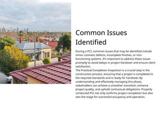 Understanding Practical Completion Inspection: Key to a Successful Construction Project | PPT