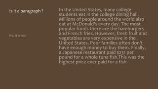 Understanding English Paragraphs | PPT