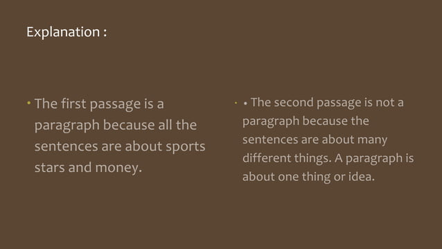 Understanding English Paragraphs | PPT