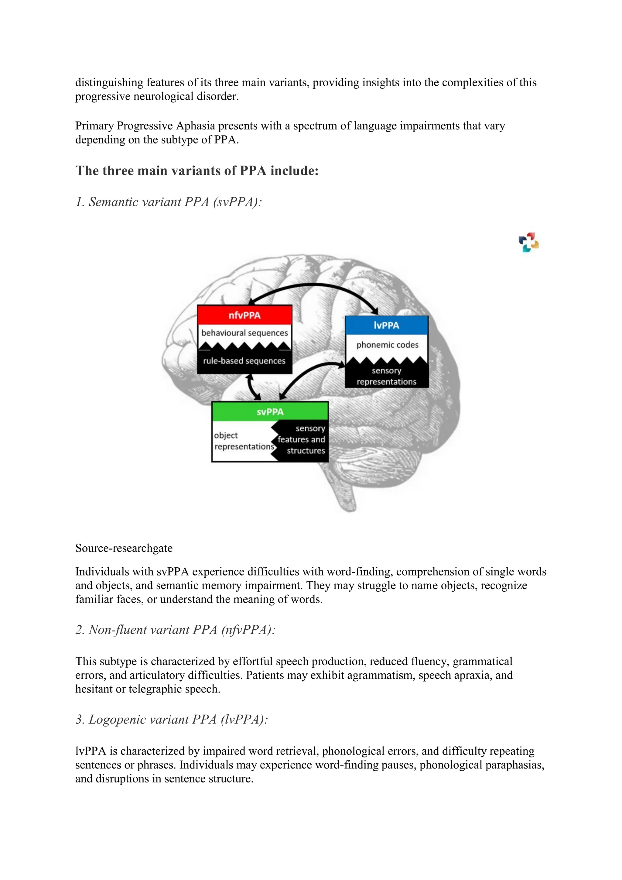 Primary Progressive Aphasia: Symptoms, Causes, and Management | The ...