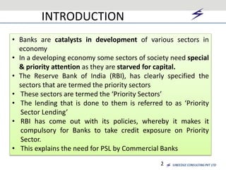 Understanding Priority Sector Lending - 2 | PPTX