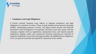 Understanding Private Limited Companies Structure, Benefits, and ...