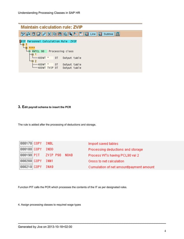 Understanding processing classes in sap | PDF